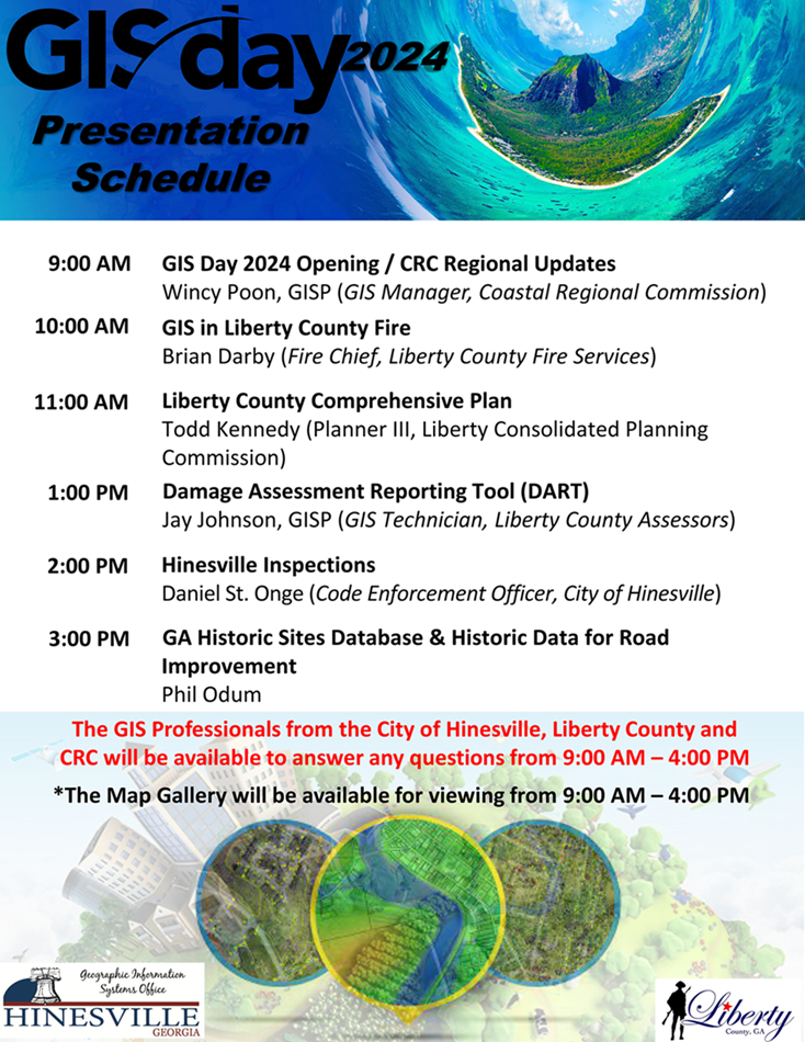 Liberty County: GIS Day - One Hundred Miles